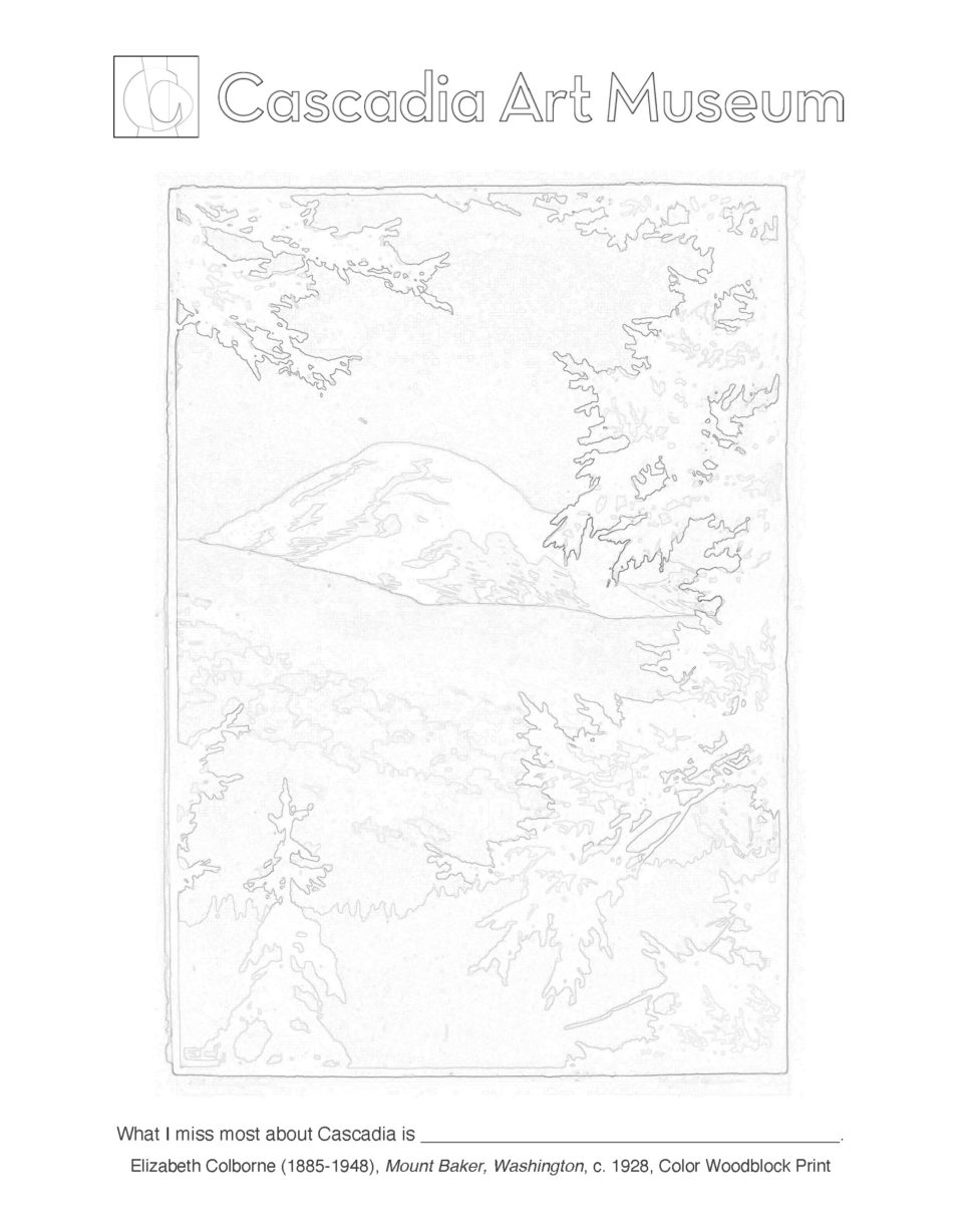 Color Woodblock Prints and Coloring Pages | Cascadia Art Museum