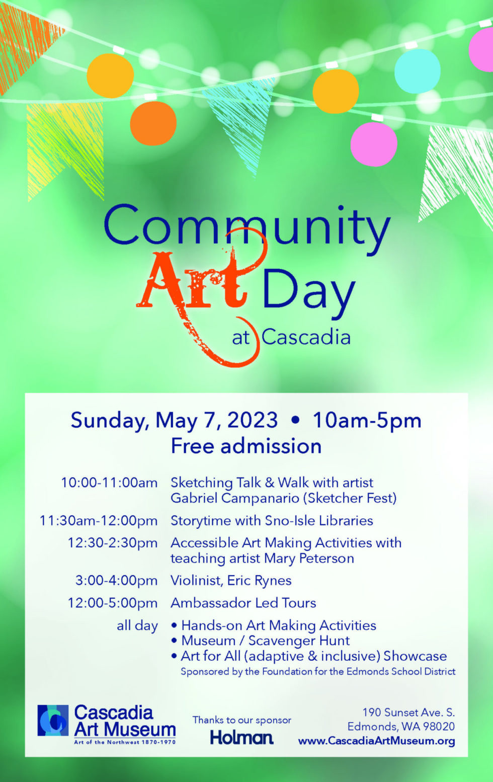 Community Art Day | Cascadia Art Museum